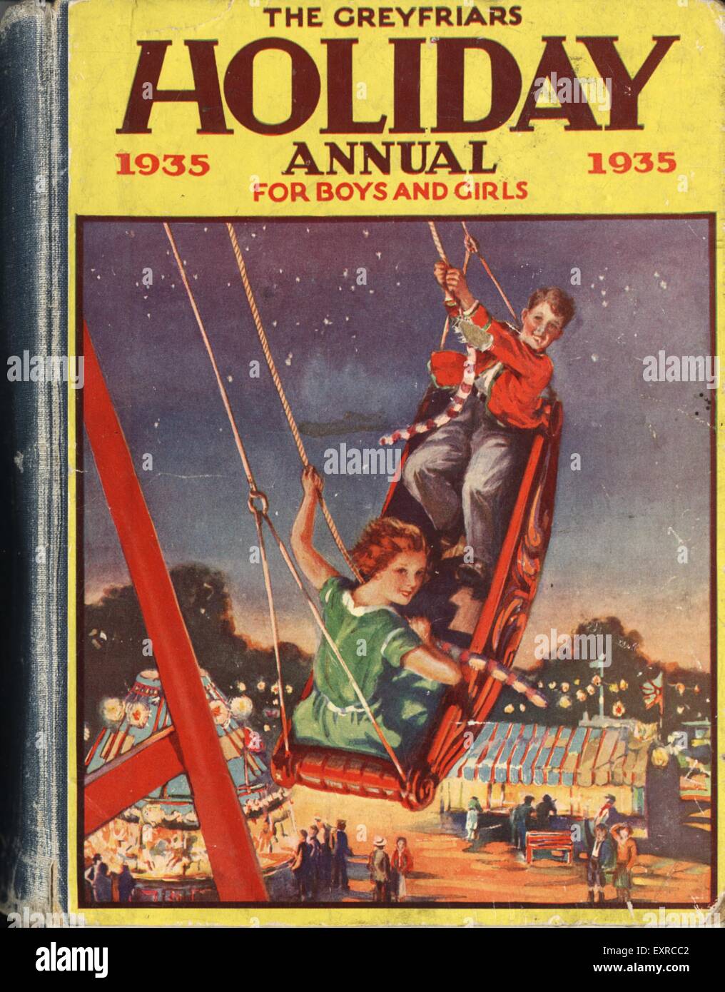 1930s UK The Greyfriars Holiday Comic/ Annual Cover Stock Photo - Alamy