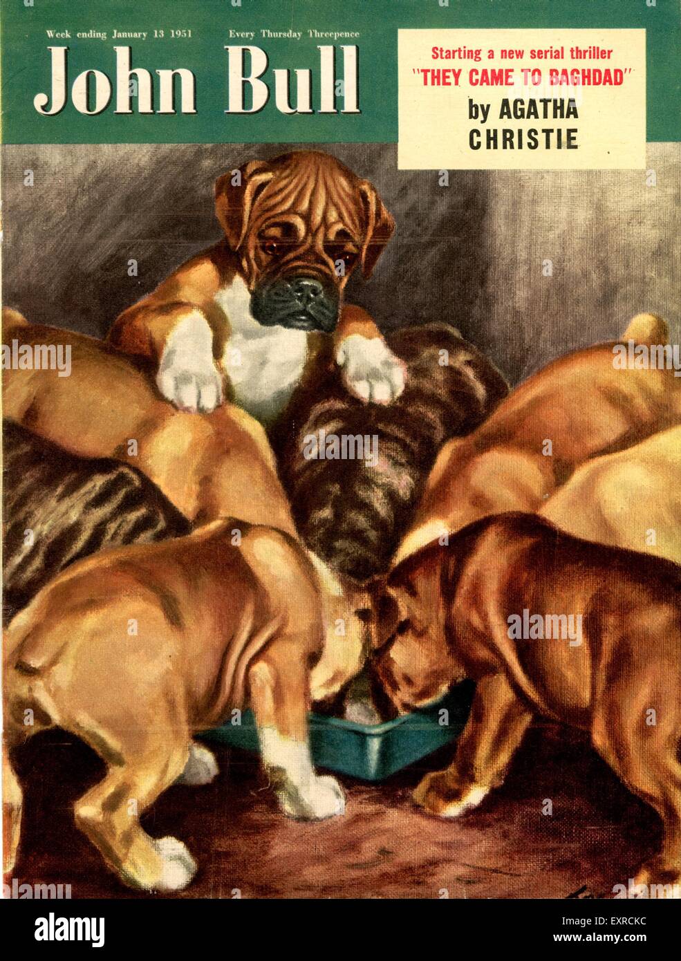 1950s UK John Bull Magazine Cover Stock Photo - Alamy