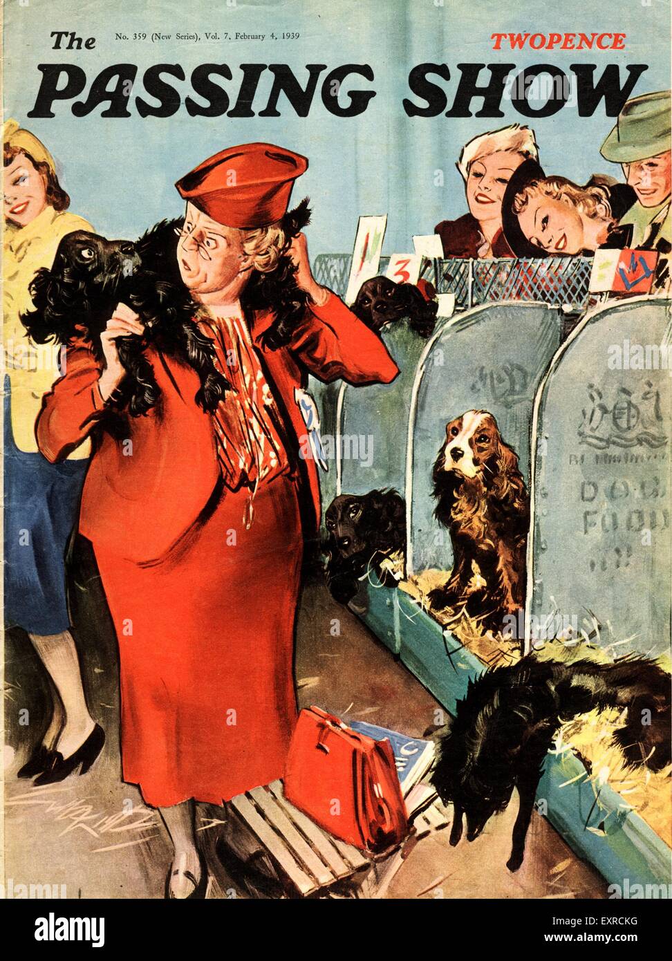 1930s UK The Passing Show Magazine Cover Stock Photo - Alamy