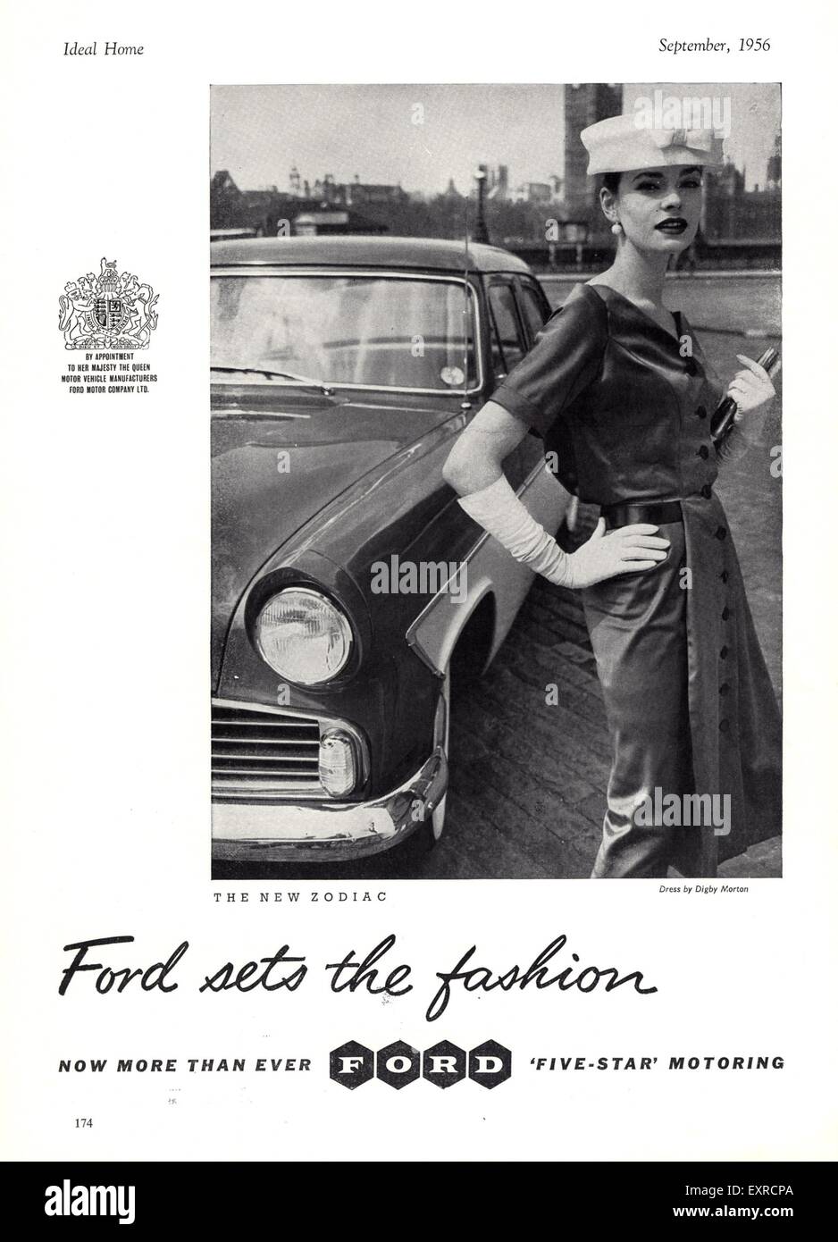 1950s UK Ford Magazine Advert Stock Photo - Alamy