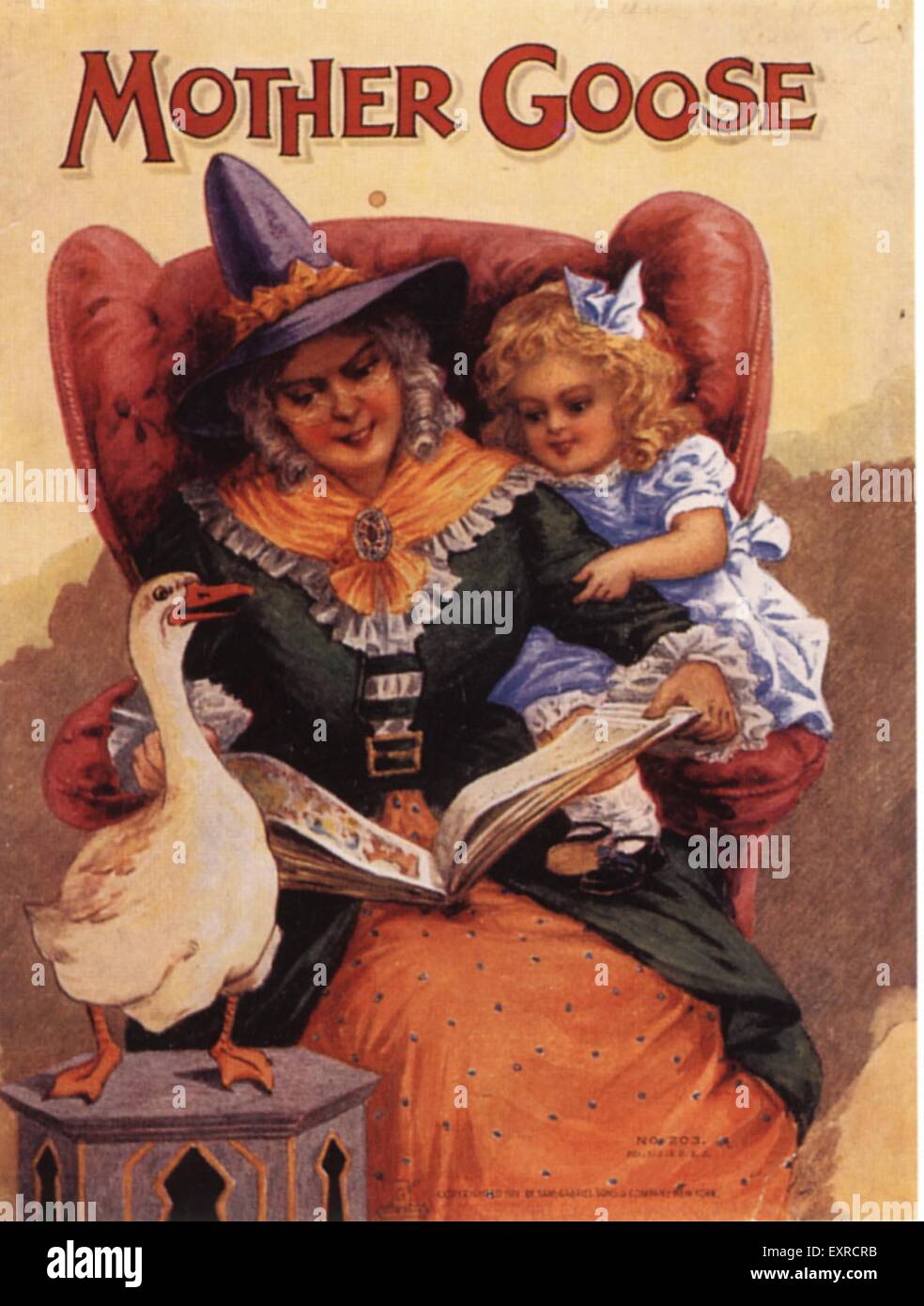 Nursery rhymes book cover hi-res stock photography and images - Alamy