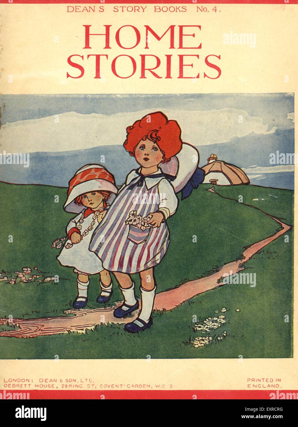 1930s UK Home Stories Book Cover Stock Photo - Alamy