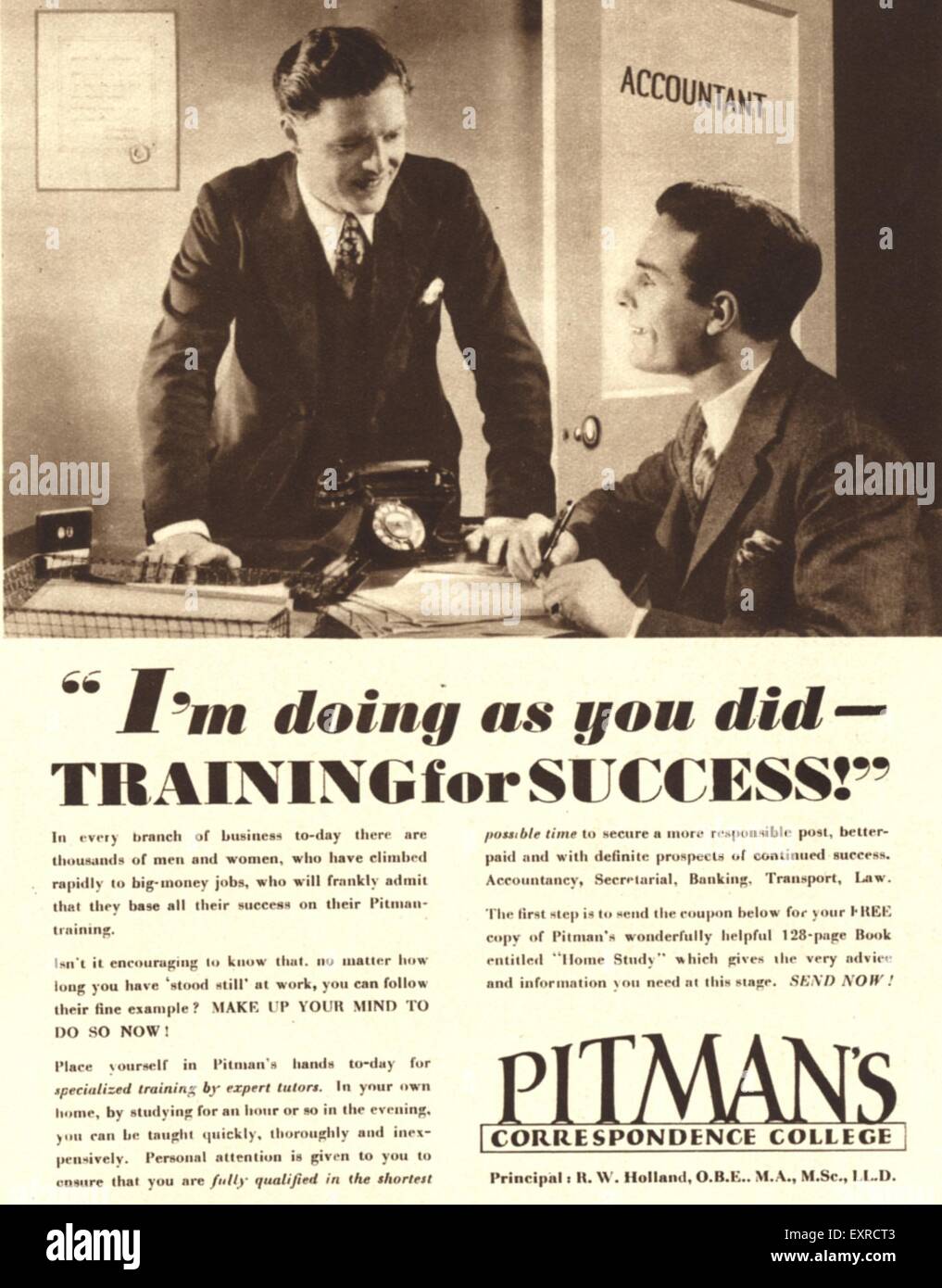 Secretaries Advert High Resolution Stock Photography and Images - Alamy