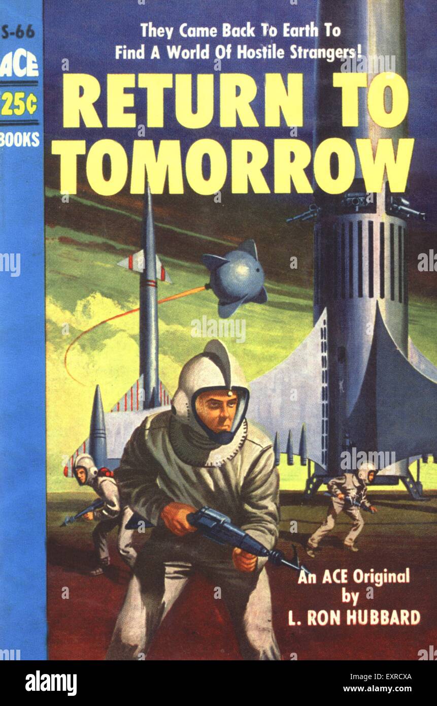 1950s science fiction book cover hi-res stock photography and images ...