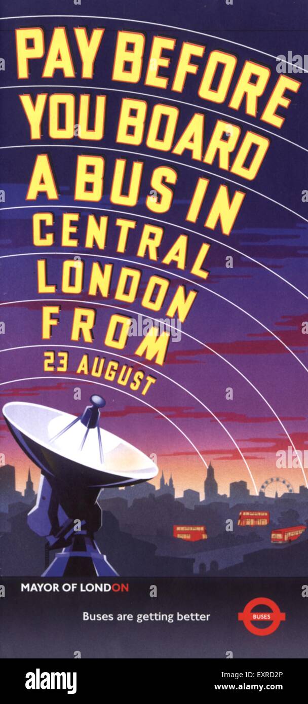 2000s UK London Transport Poster Stock Photo - Alamy