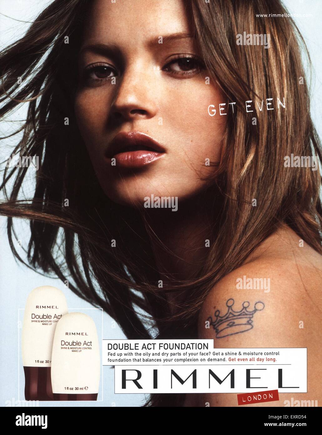 2000s UK Rimmel Magazine Advert Stock Photo - Alamy