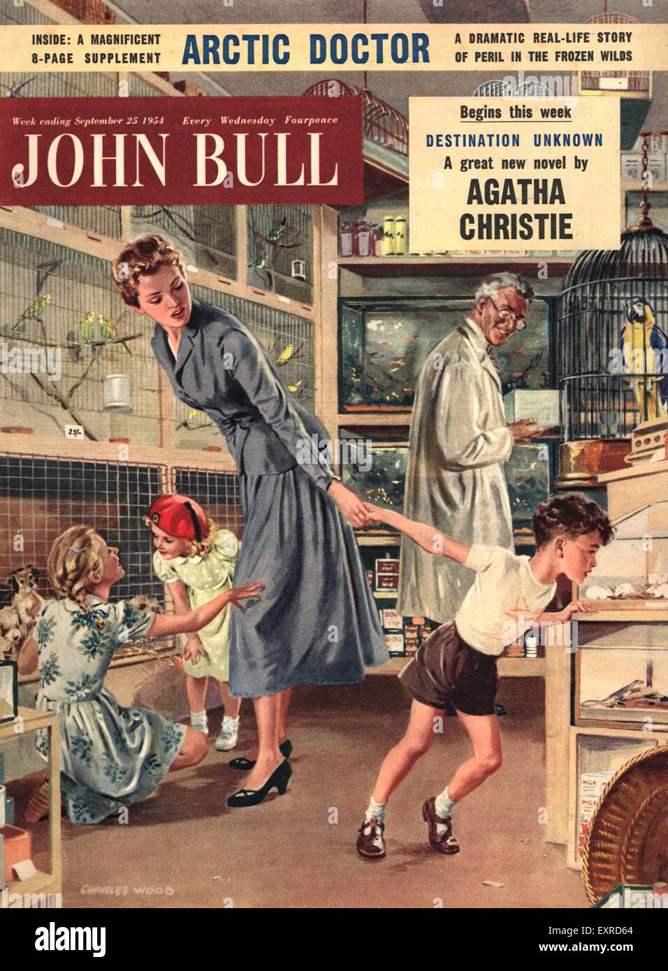 1950s UK John Bull Magazine Cover Stock Photo - Alamy
