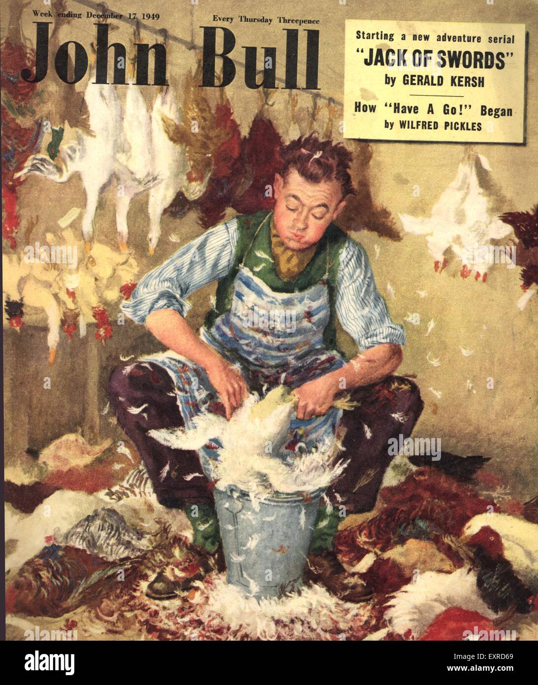 1940s UK John Bull Magazine Cover Stock Photo - Alamy