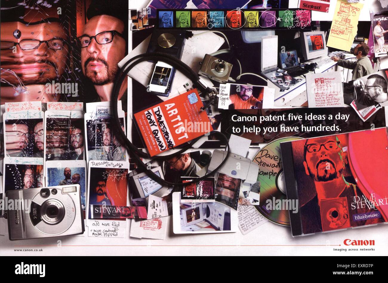 Canon magazine advert hi-res stock photography and images - Alamy