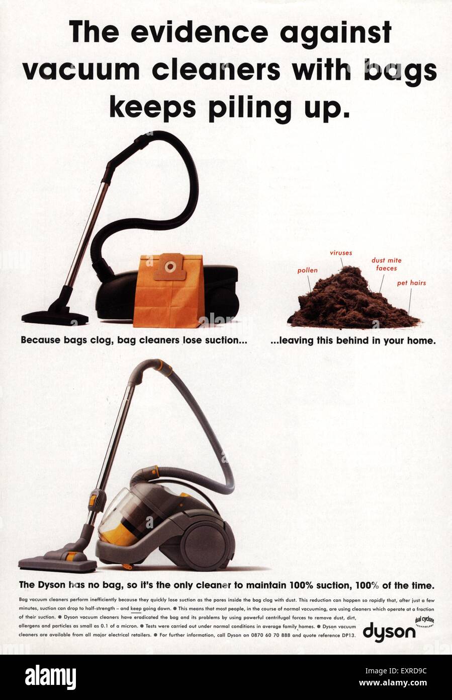 1990s UK Dyson Magazine Advert Stock Photo - Alamy