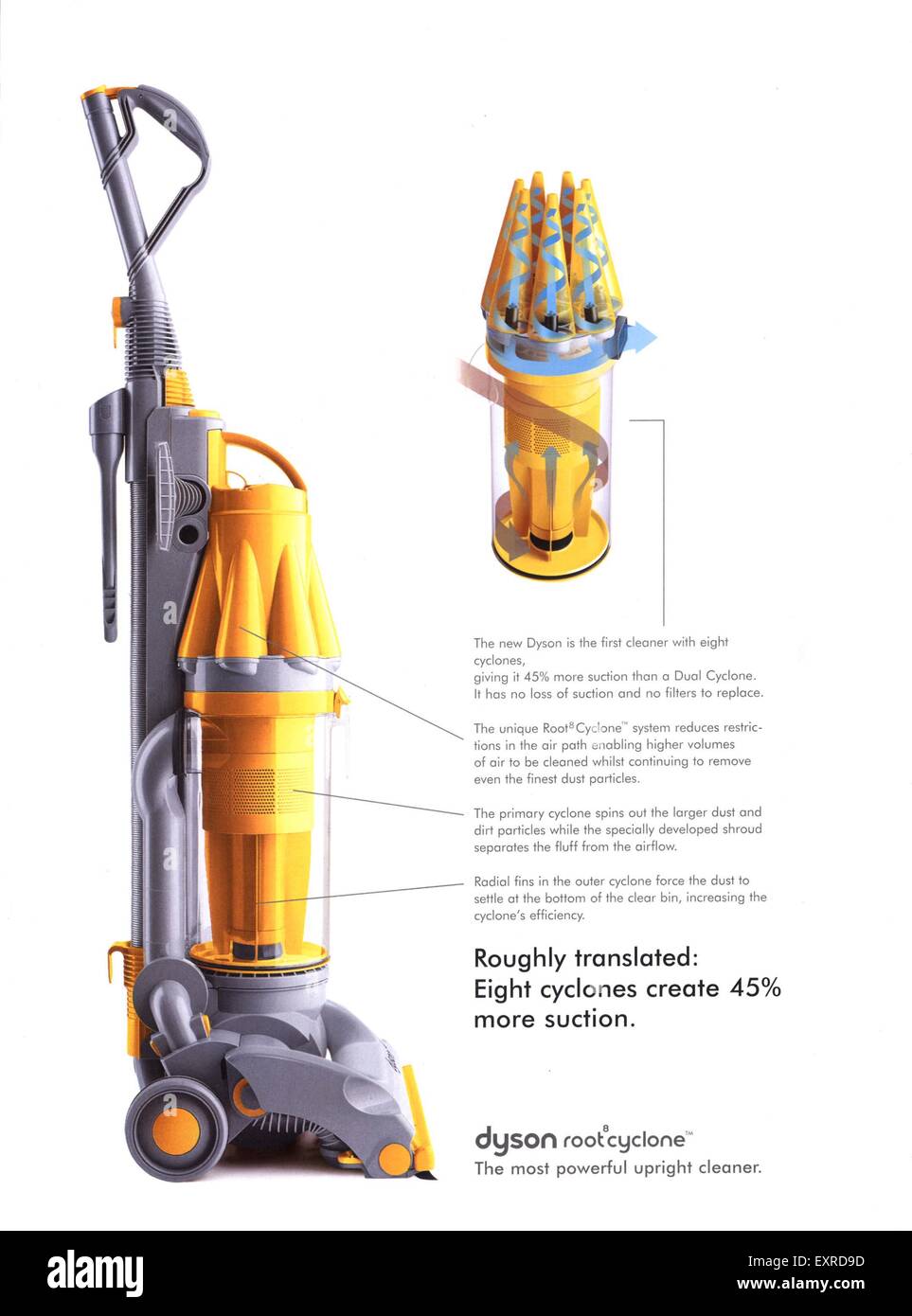 1990s UK Dyson Magazine Advert Stock Photo - Alamy