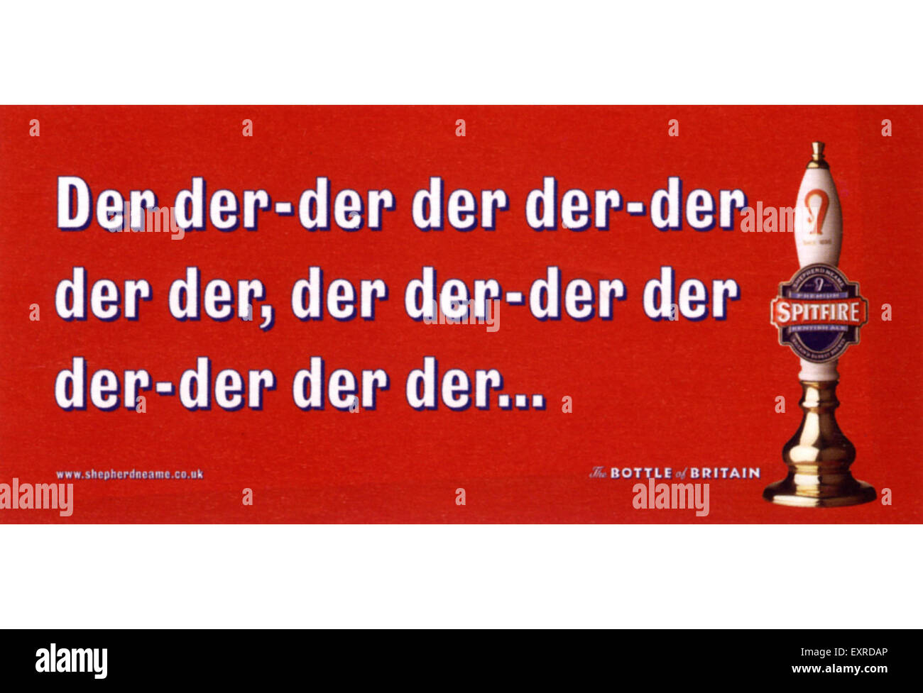 2000s UK Spitfire Billboard Advert Stock Photo - Alamy