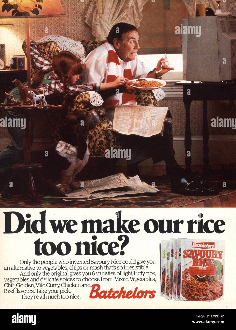 Rice advert hi-res stock photography and images - Alamy