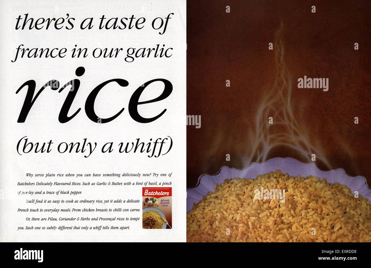 Rice advert hi-res stock photography and images - Alamy