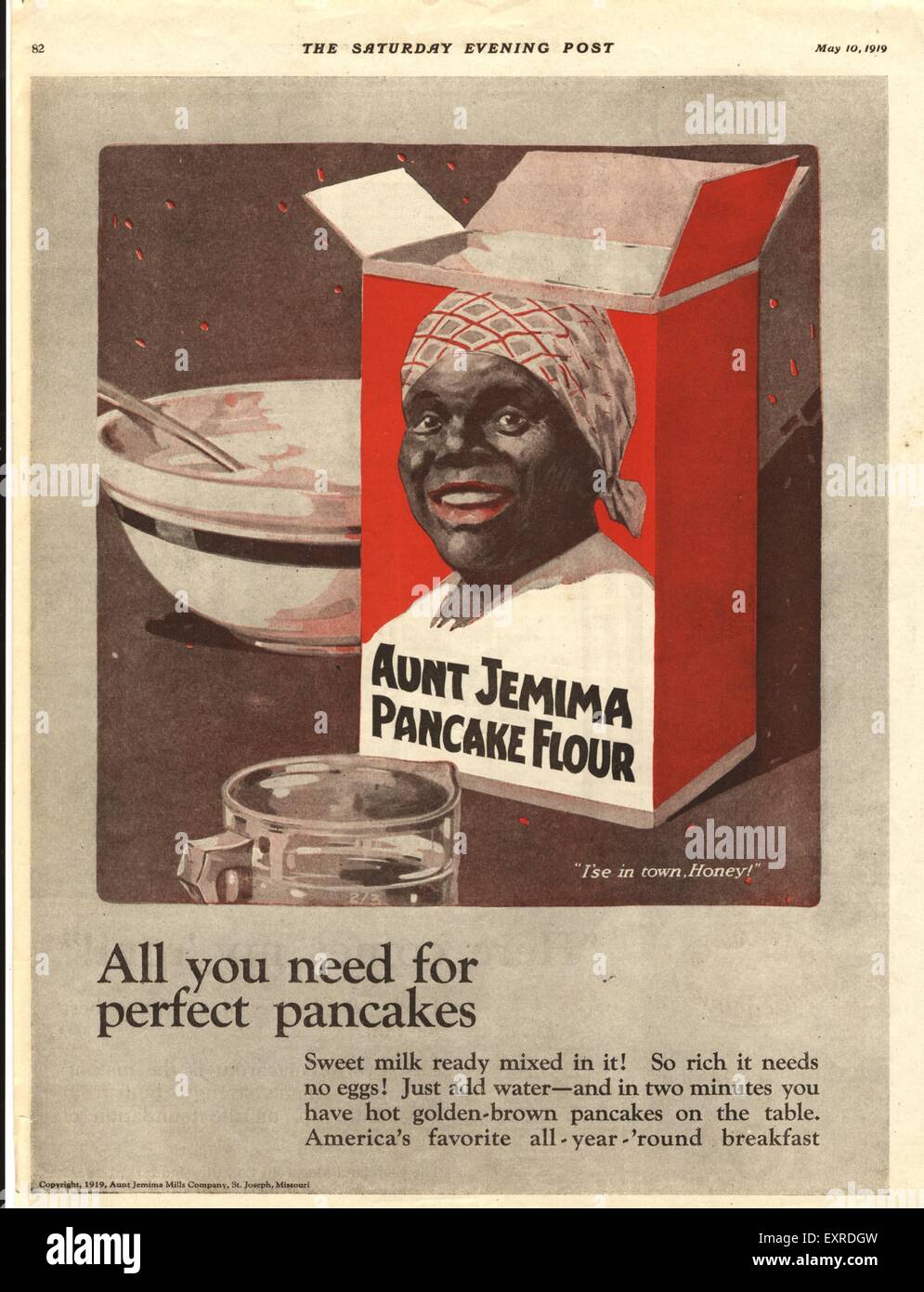 Aunt jemima advert hi-res stock photography and images - Alamy