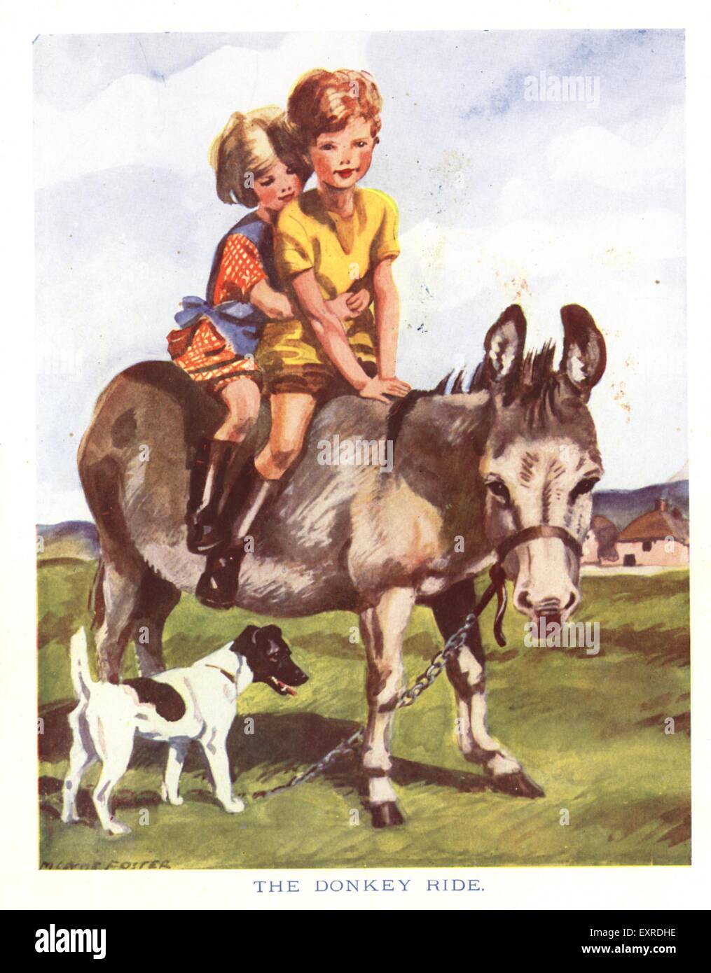 Children donkey donkey ride hi-res stock photography and images - Alamy