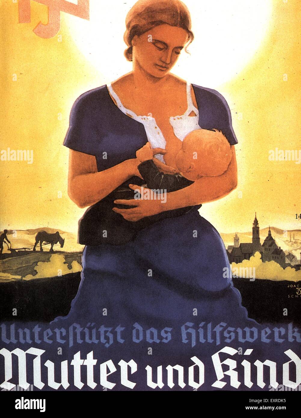 1930s Germany German Propaganda Poster High Resolution Stock ...