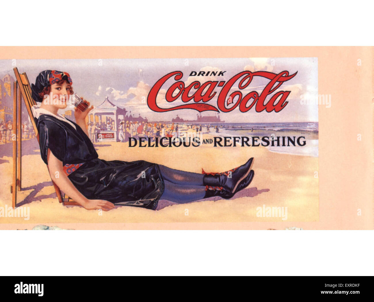 Coca cola advert 1900s hi-res stock photography and images - Alamy