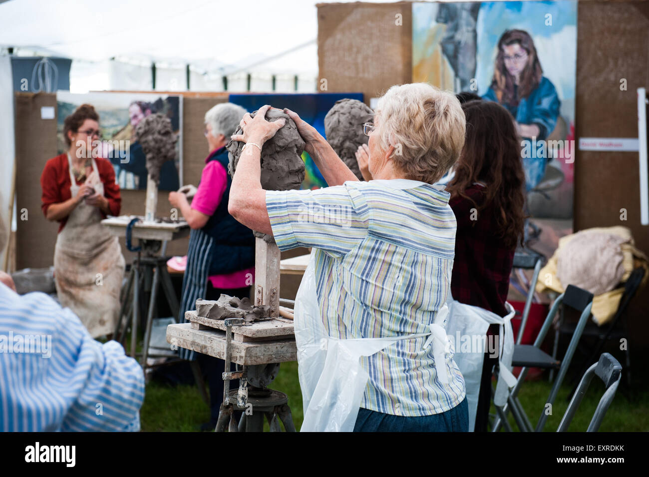 Art in Action Arts and Crafts Fair Stock Photo - Alamy