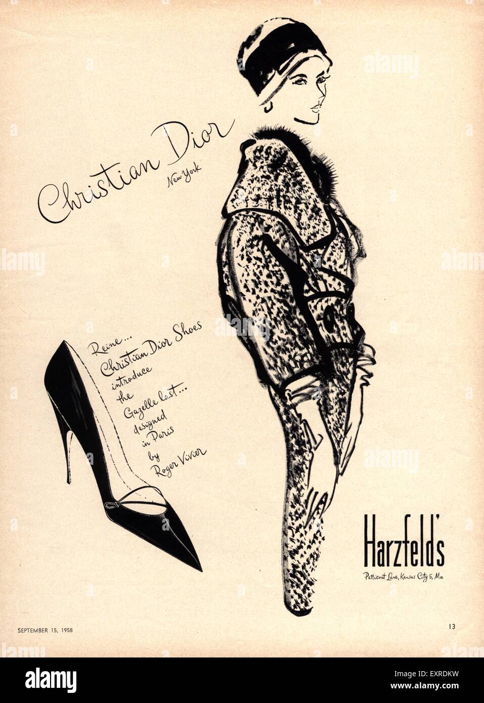 Christian dior 1950s hi-res stock photography and images - Alamy