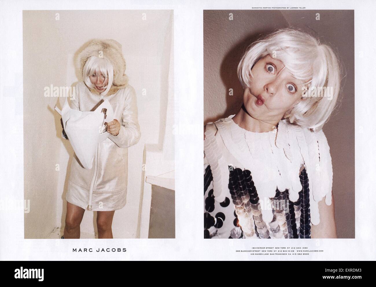 2000s USA Marc Jacobs Magazine Advert Stock Photo - Alamy