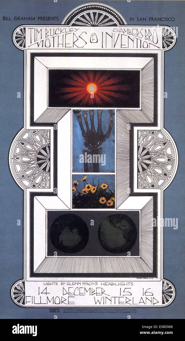 1960s USA Tim Buckley Poster Stock Photo - Alamy