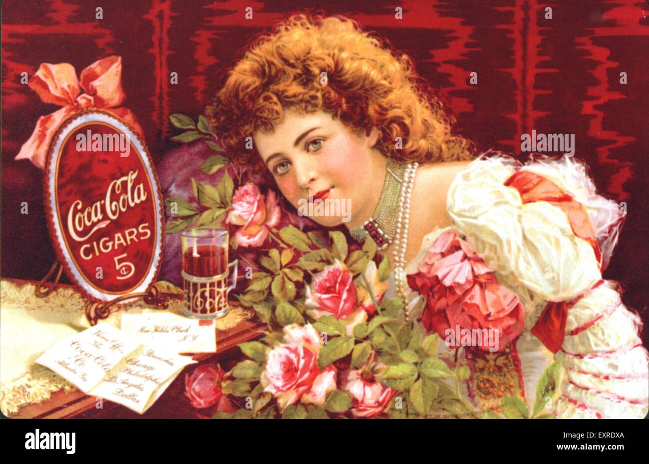 Coca cola advert 1900s hi-res stock photography and images - Alamy