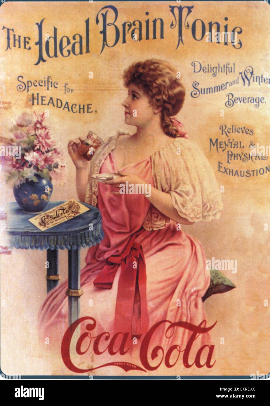 1890s USA Coca-Cola Poster Stock Photo - Alamy