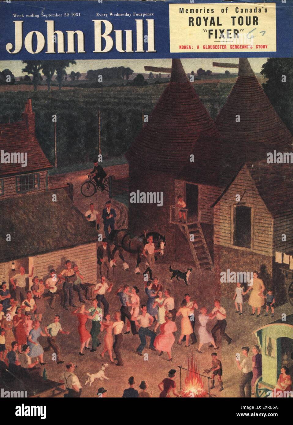 1950s UK John Bull Magazine Cover Stock Photo - Alamy