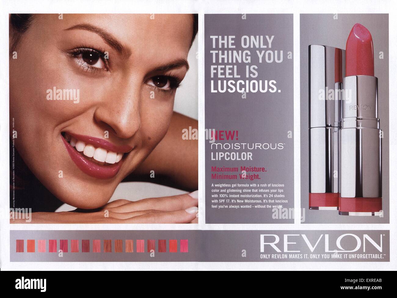 2000s USA Revlon Magazine Advert Stock Photo - Alamy