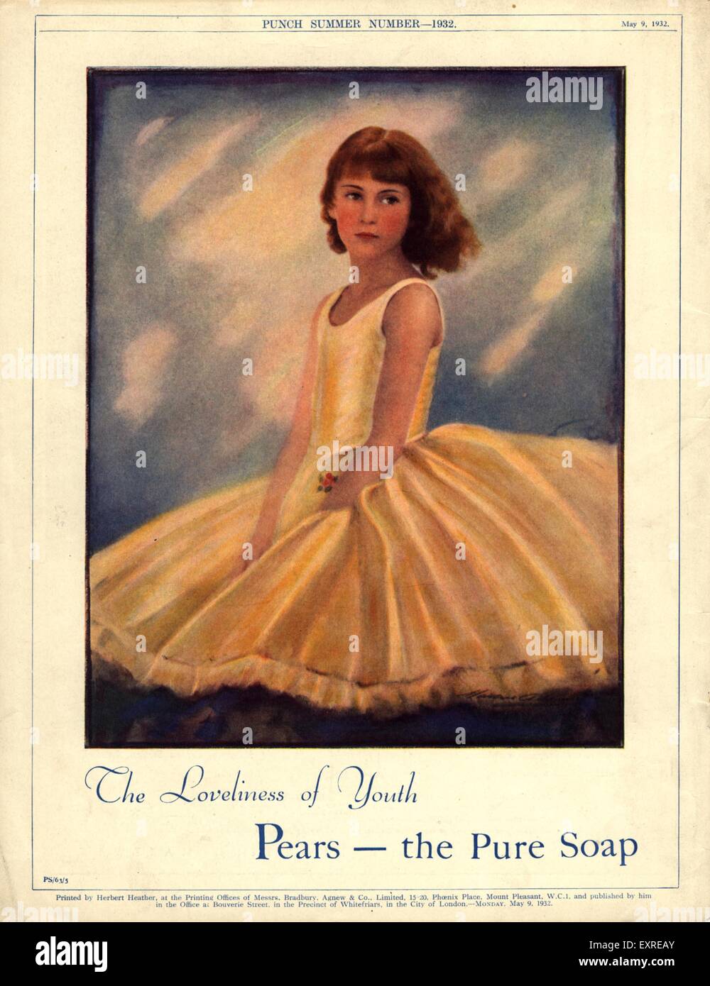 1930s UK Pears Magazine Advert Stock Photo - Alamy