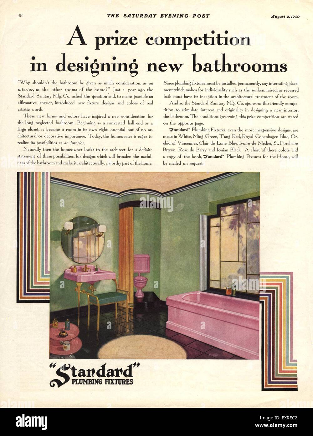 1930s USA Standard Magazine Advert Stock Photo - Alamy