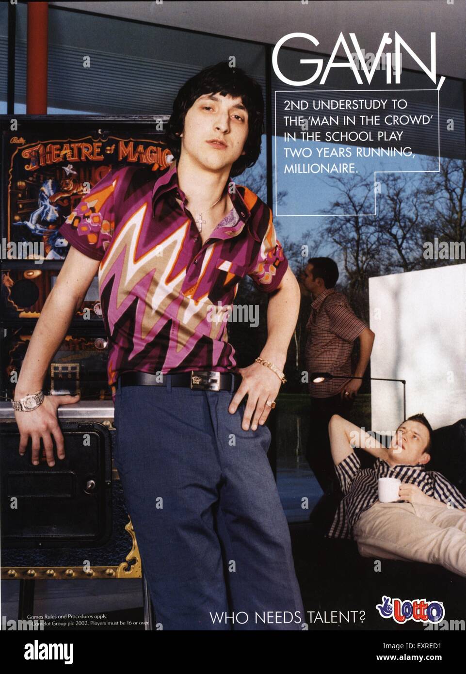 2000s UK National Lottery Lotto Magazine Advert Stock Photo - Alamy