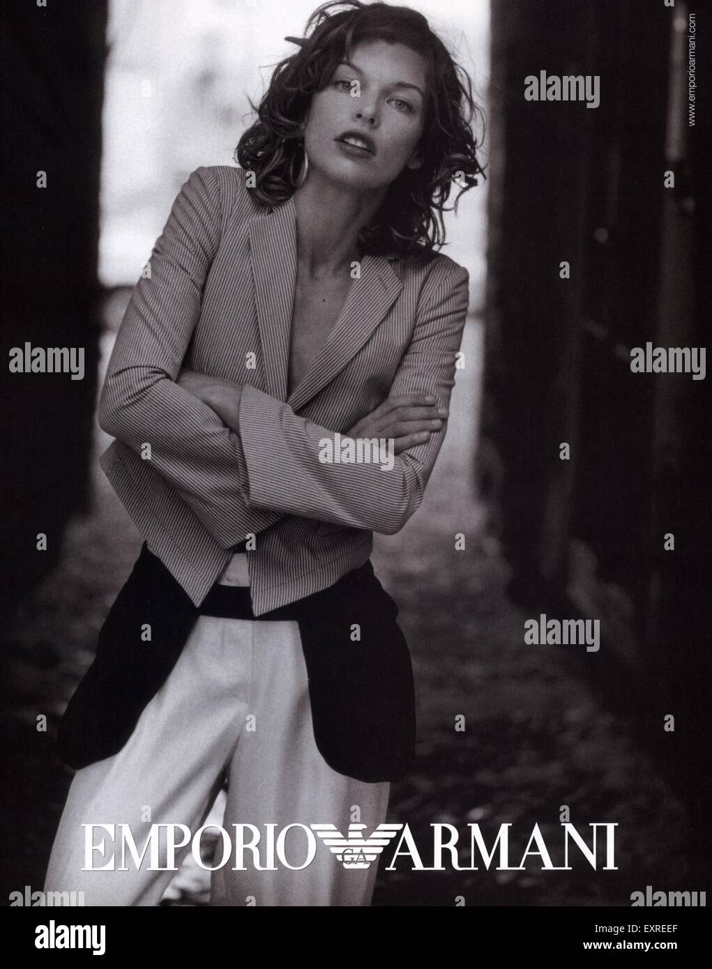 2000s UK Emporio Armani Magazine Advert Stock Photo - Alamy