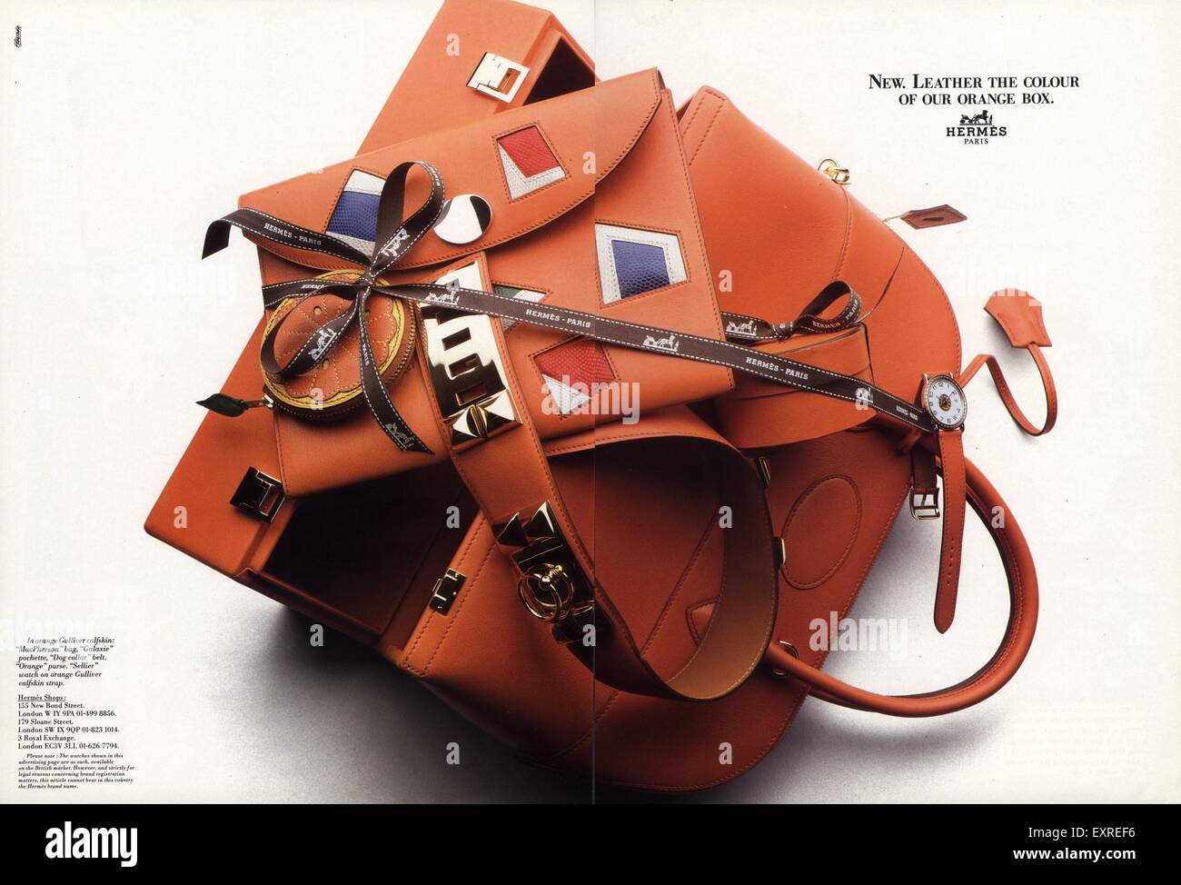 1980s UK Hermes Magazine Advert Stock Photo - Alamy
