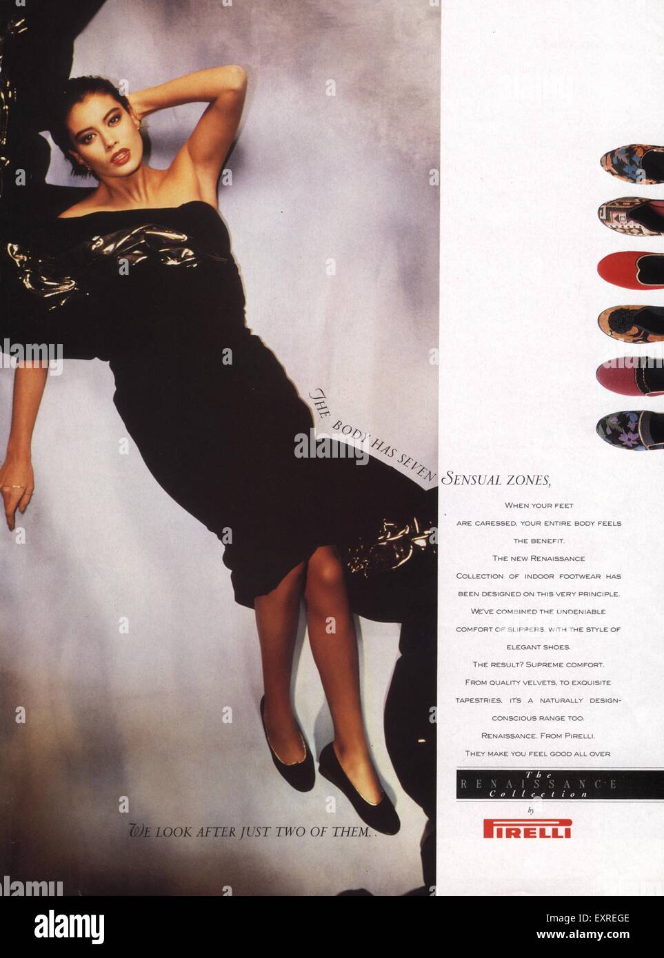 1990s UK Pirelli Magazine Advert Stock Photo - Alamy