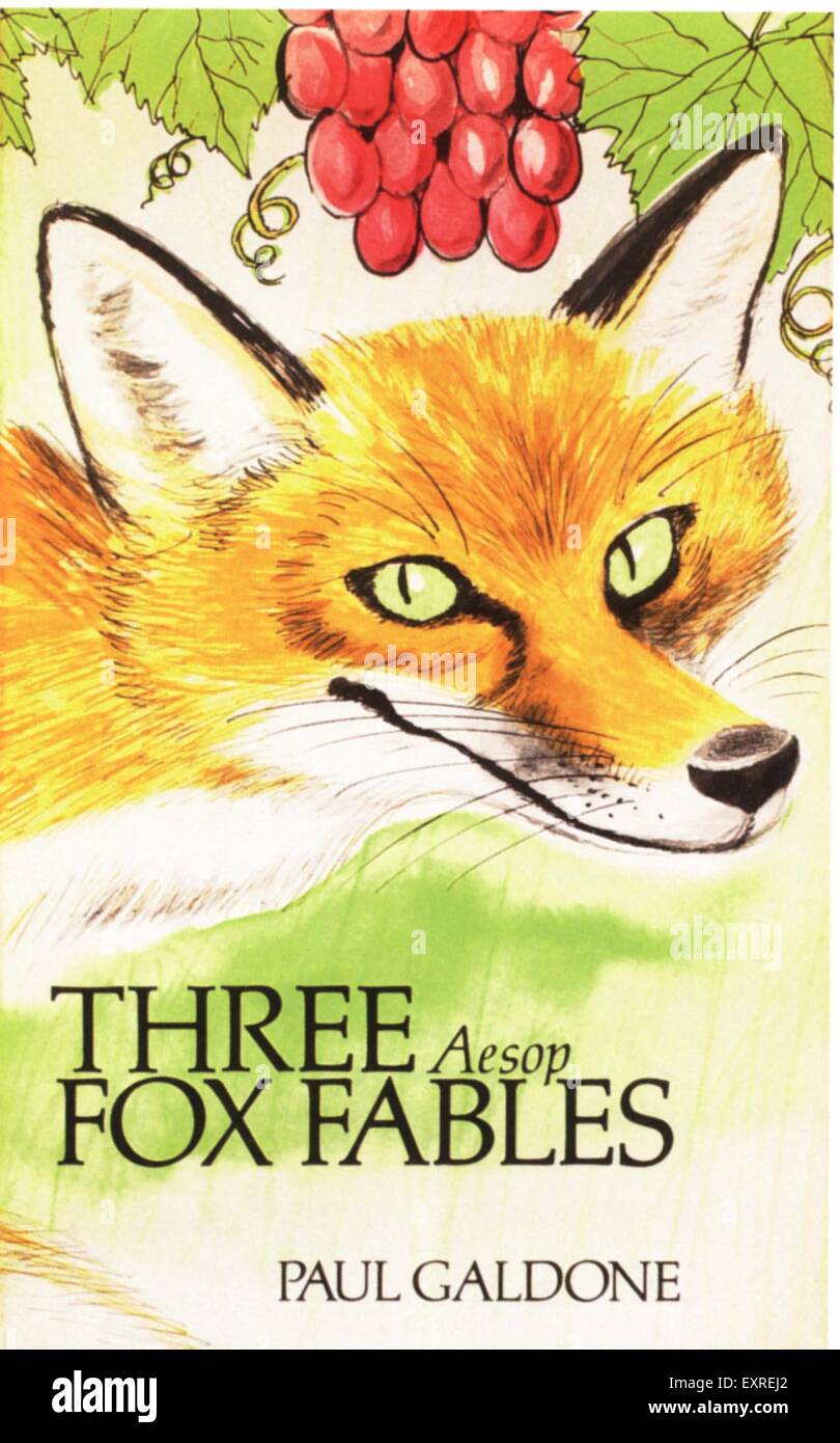1980s UK Three Fox Fables by Paul Galdone Book Cover Stock Photo - Alamy