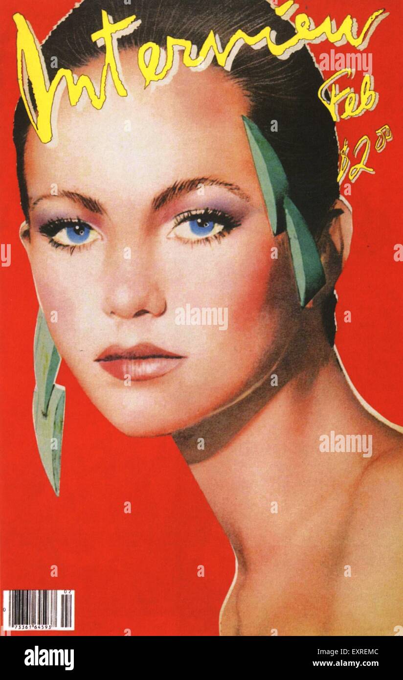 1980s USA Interview Magazine Cover Stock Photo - Alamy
