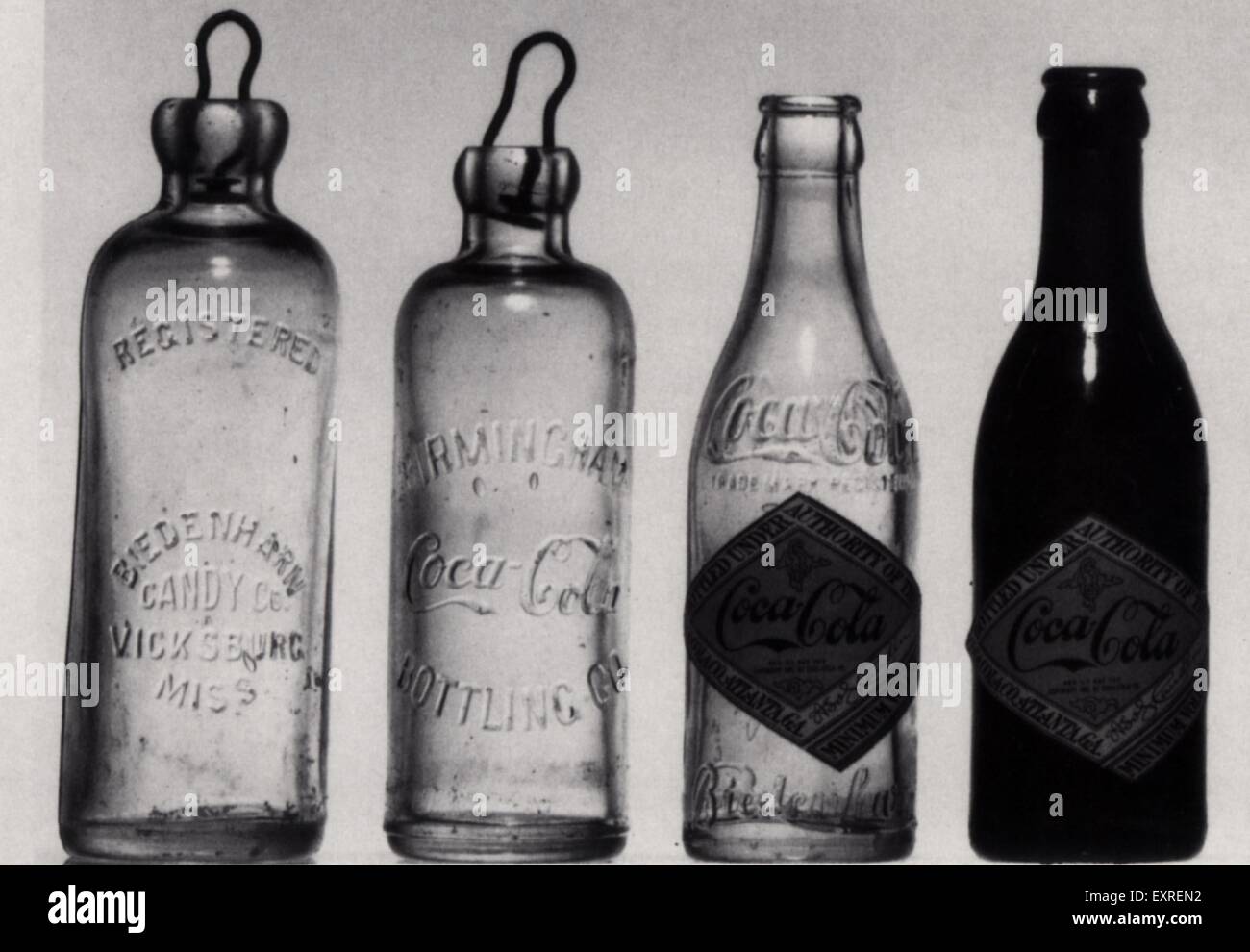 1900s USA Coca-Cola Promotional Stock Photo - Alamy