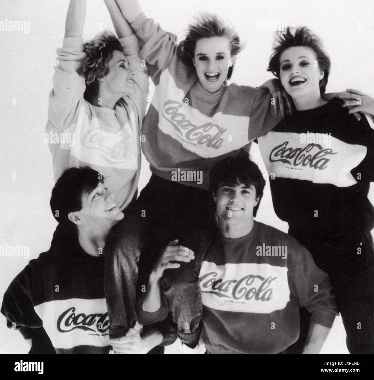 1980s USA Coca-Cola Promotional Stock Photo - Alamy