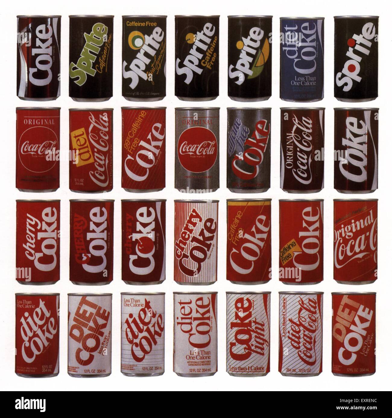 1980s USA Coca-Cola Promotional Stock Photo - Alamy