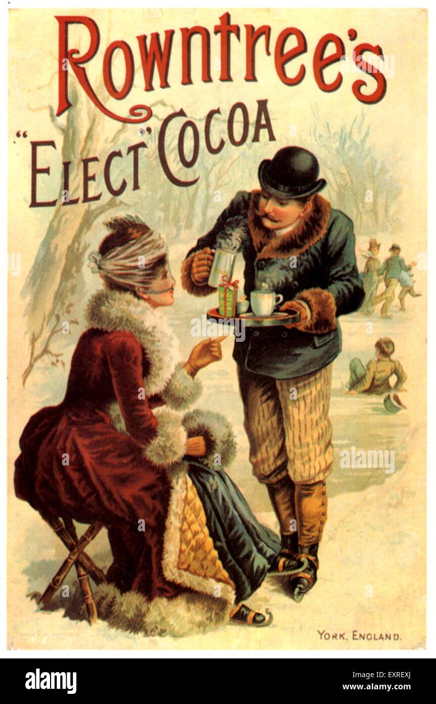 1890s UK Rowntree's Magazine Advert Stock Photo - Alamy