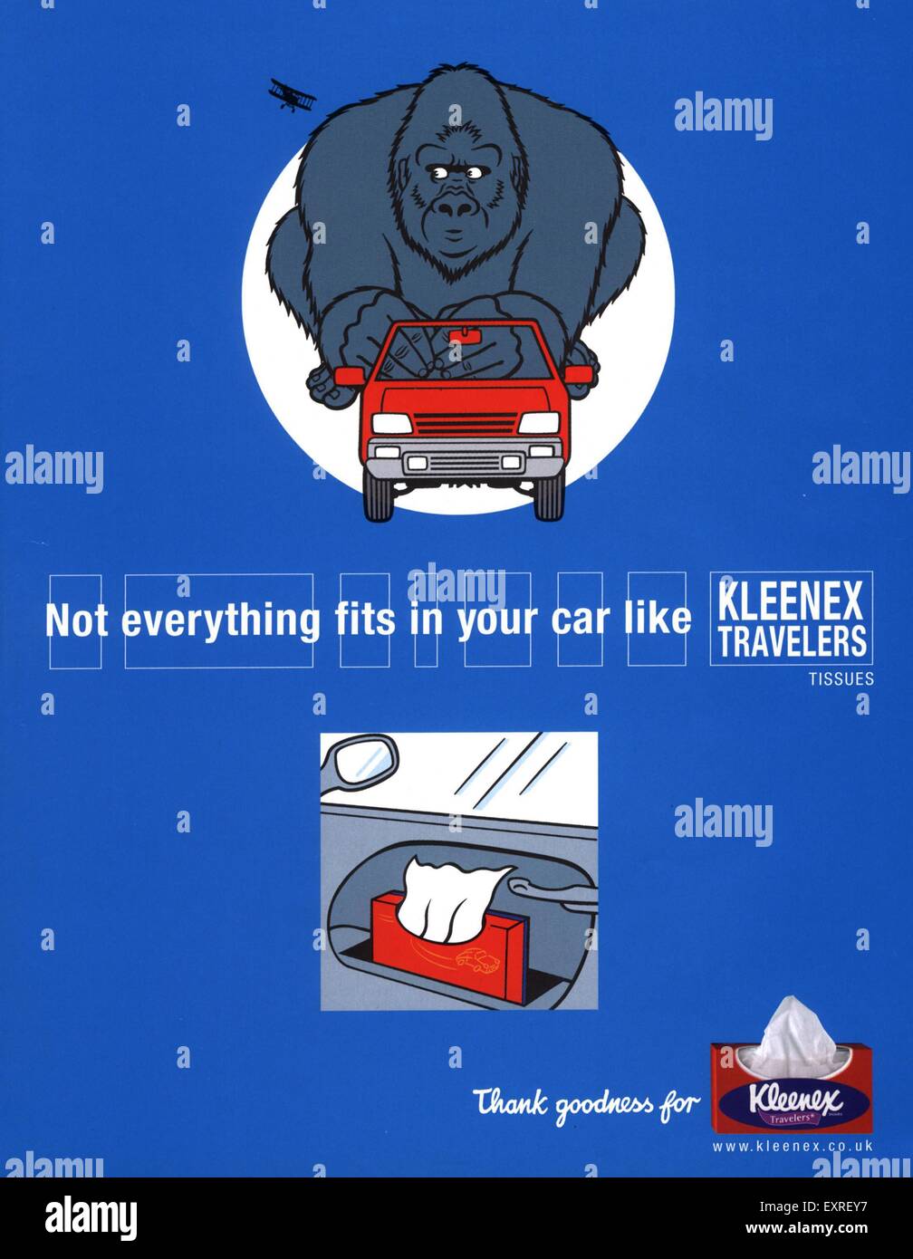 2000s UK Kleenex Magazine Advert Stock Photo - Alamy