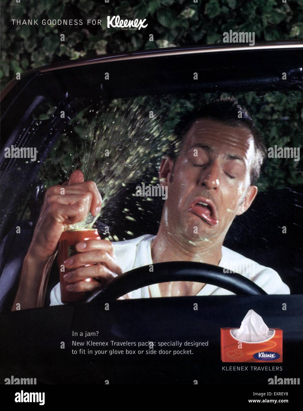 2000s UK Kleenex Magazine Advert Stock Photo - Alamy