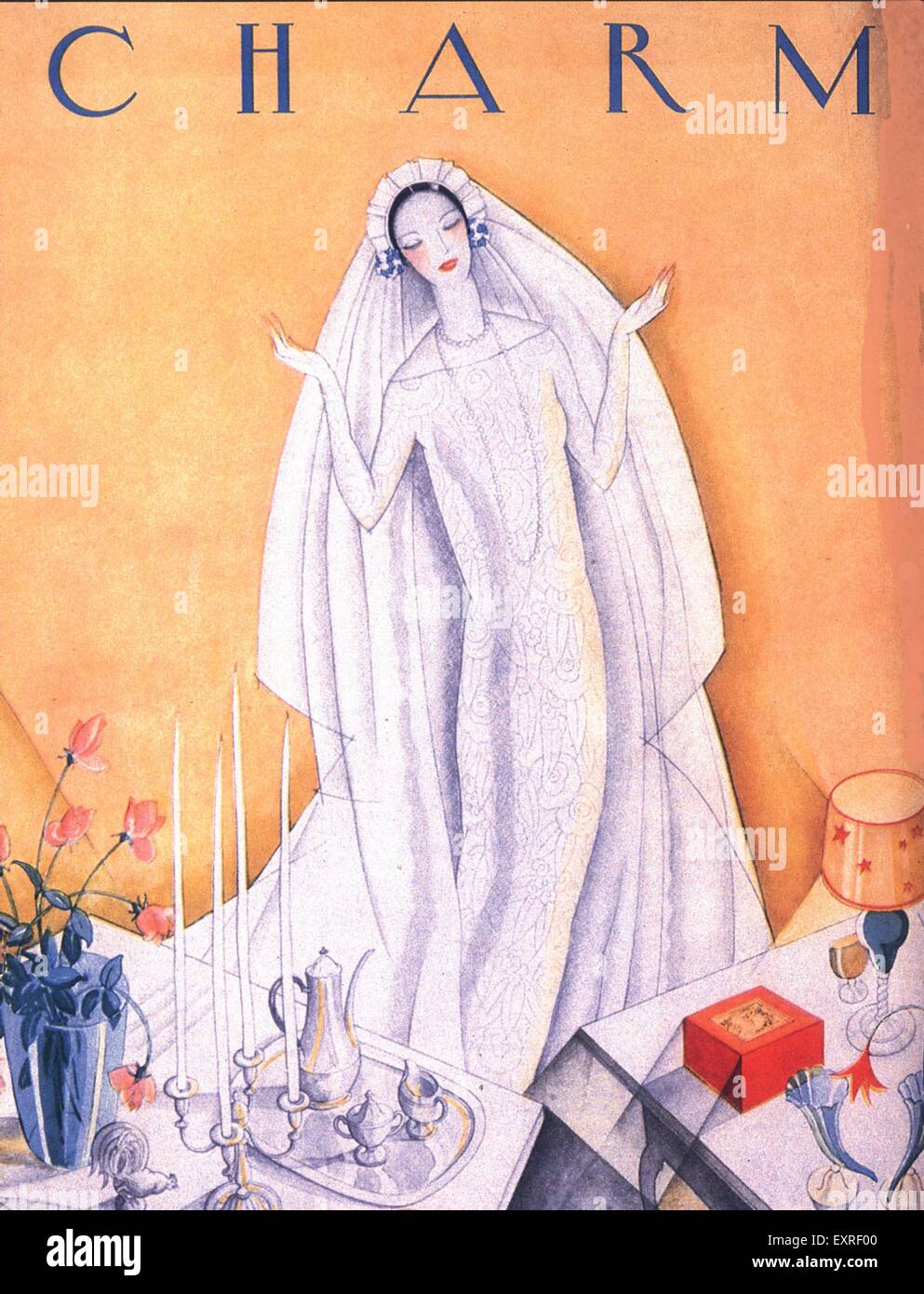 1930s USA Charm Magazine Cover Stock Photo - Alamy