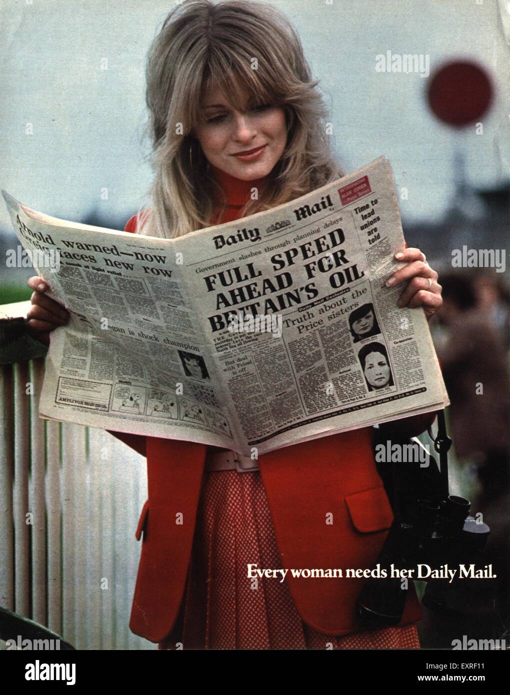 1970s UK Daily Mail Magazine Advert Stock Photo - Alamy