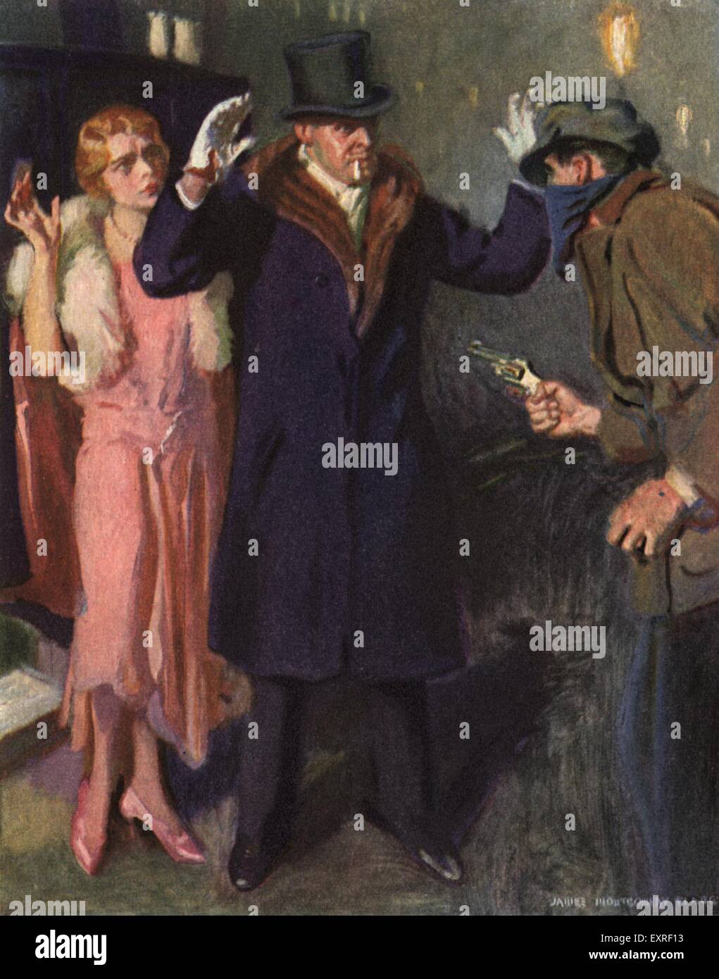 1920s USA Pulp Story Illustrations Book Plate Stock Photo - Alamy