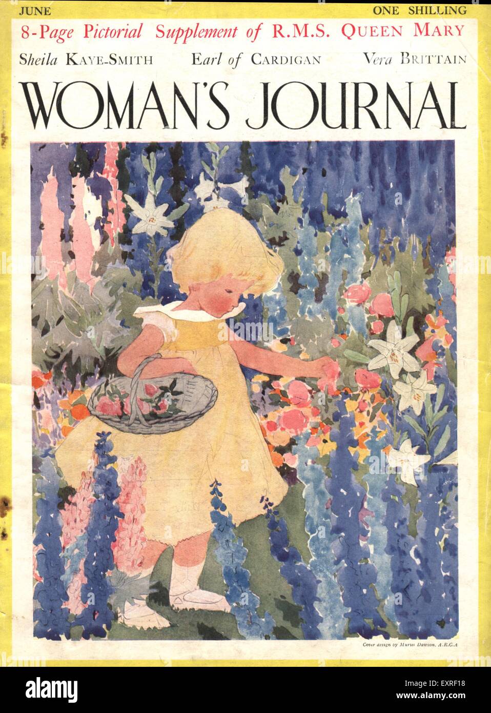 1920s UK Womans Journal Magazine Cover Stock Photo - Alamy