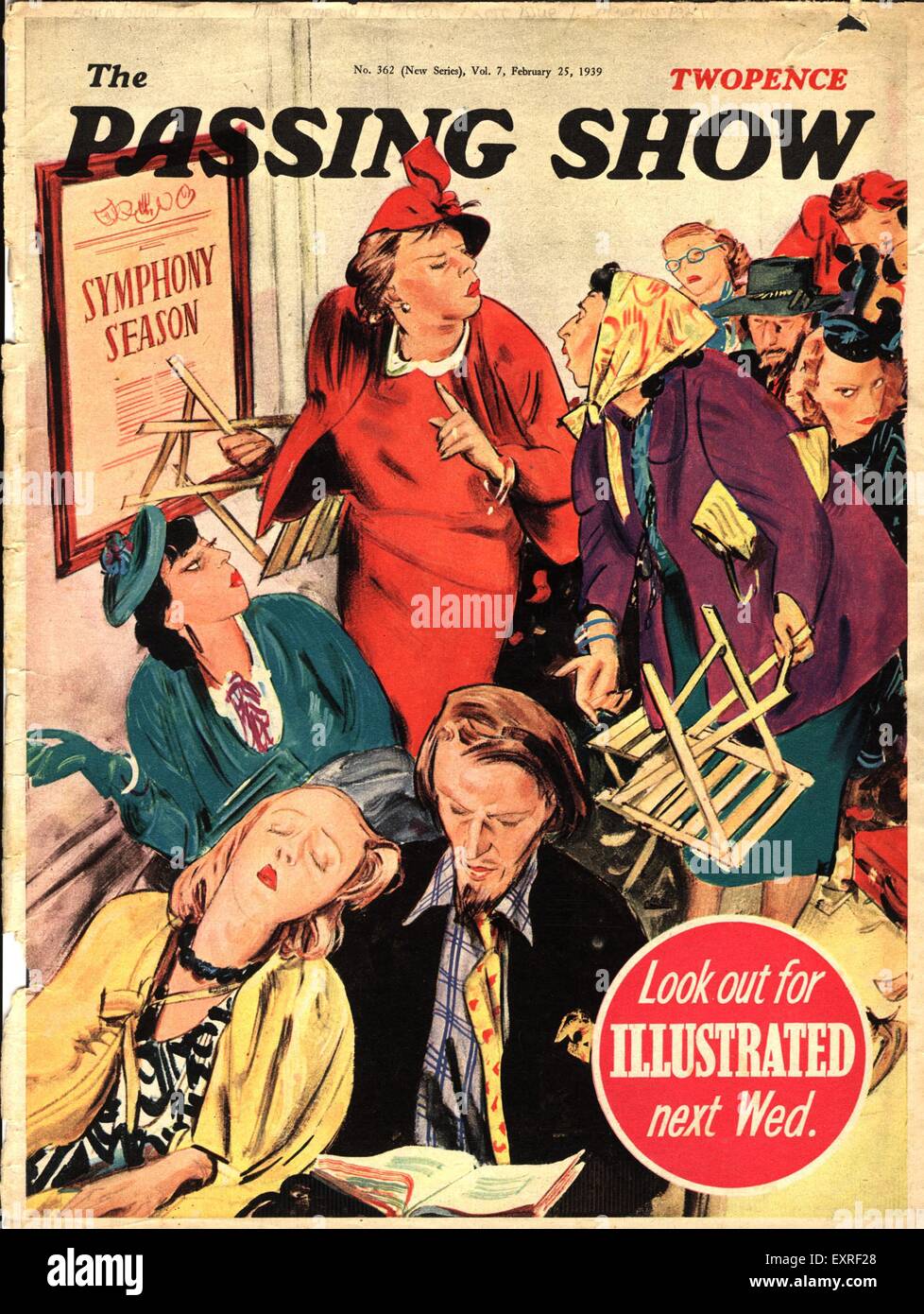 1930s UK The Passing Show Magazine Cover Stock Photo - Alamy