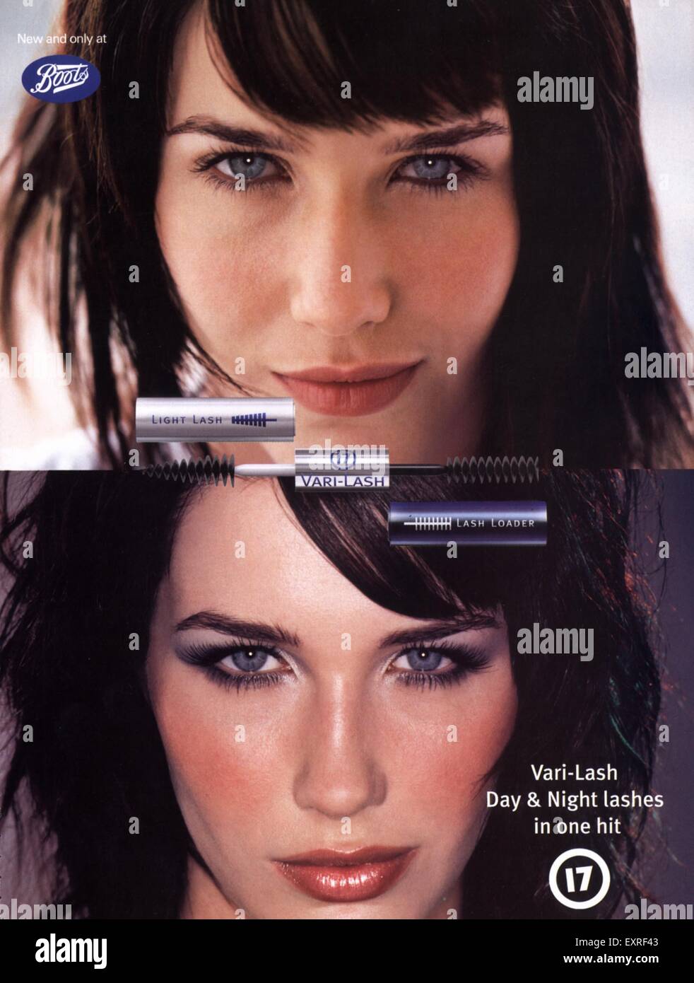 2000s UK Boots No17 Magazine Advert Stock Photo - Alamy